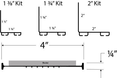rodentBLOCK Xcluder Garage Door Bottom Seal Kit