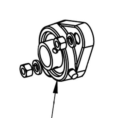 Manaras BEARING047 1" Id 2-Bolt Flange Bearing