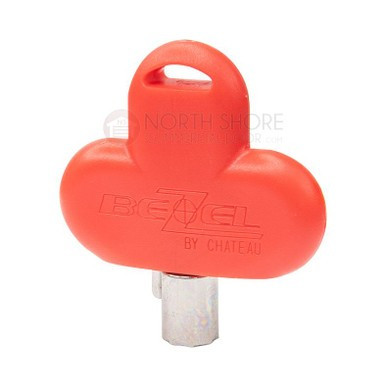 Chateau RED EZ Overlock Key | 3-Way Head Replacement Key