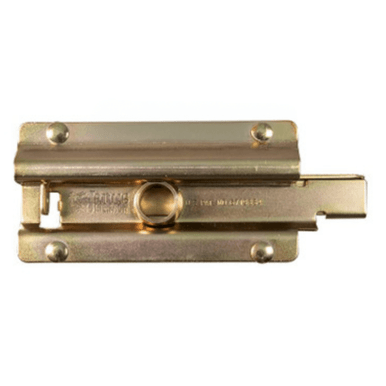 Yellow Zinc Latch for Janus Roll-Up Warehouse Doors