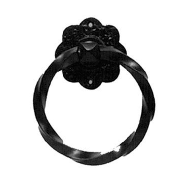 Large Ring Pull, 3-1/2" x 6-1/2" (1 PC/Box), Black - Action Direct