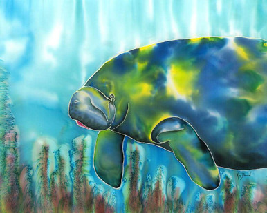 Manatee Canvas Wall Art - Unique and Elegant Home Decor