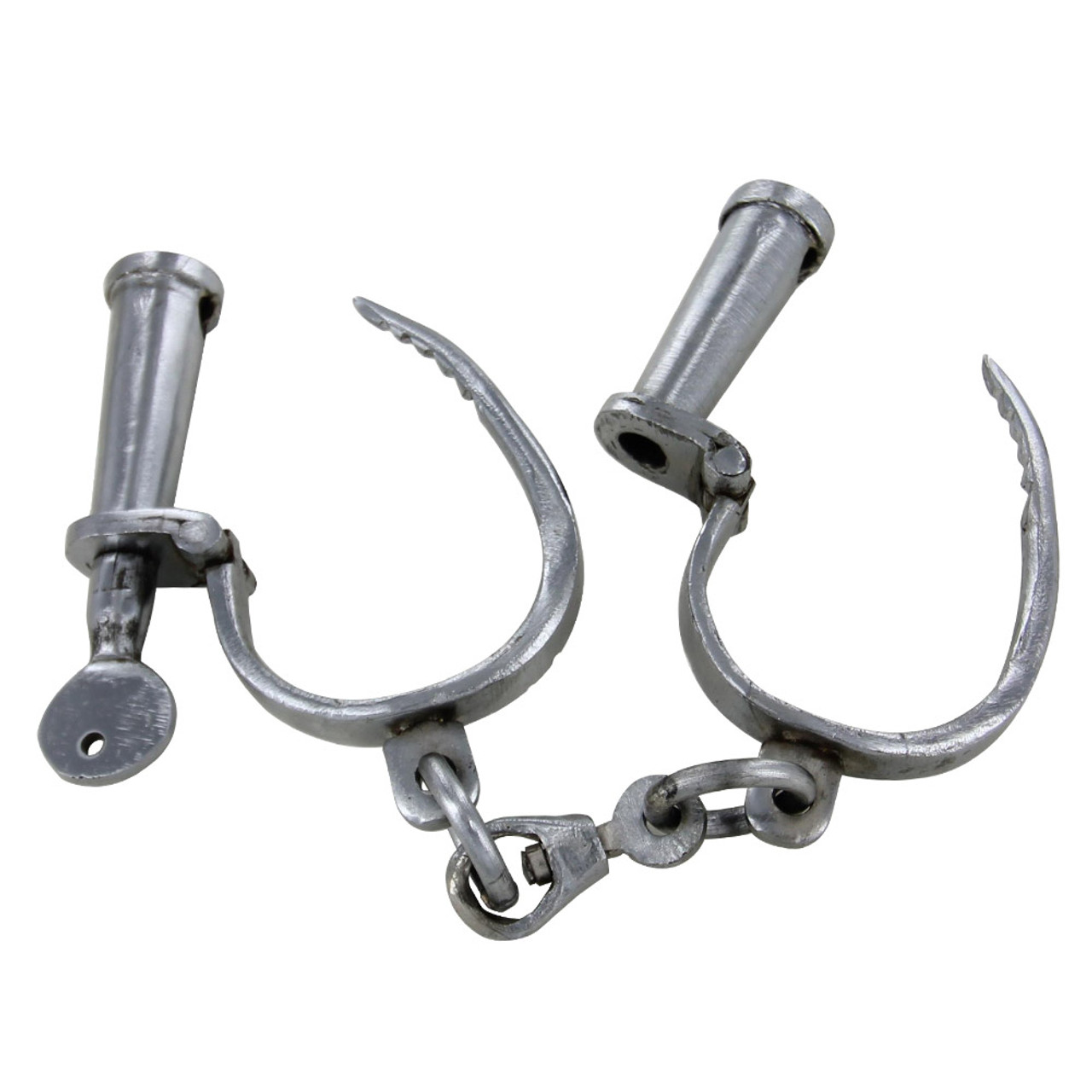 Medieval Handcuffs Dungeon Shackles Chrome Medieval Handcuffs Dungeon Shackles Chrome