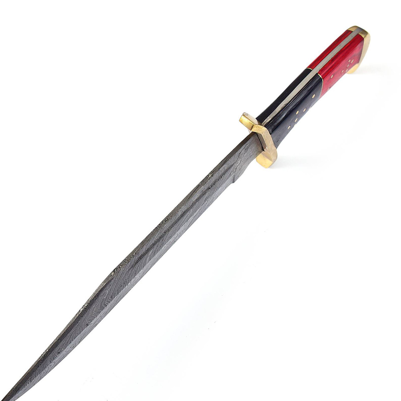 Sovereign Estrangement Clip Point Damascus Dagger | Hunt for Life ...