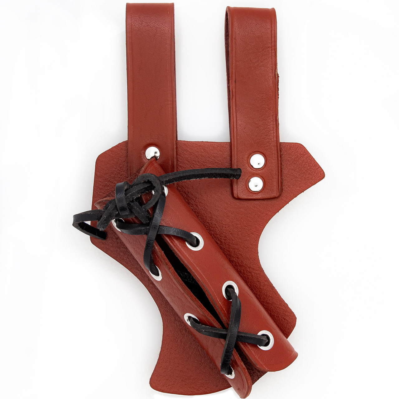 Right-Handed Medieval Hawk Wood Leather Sword Dagger Weapon Frog ...