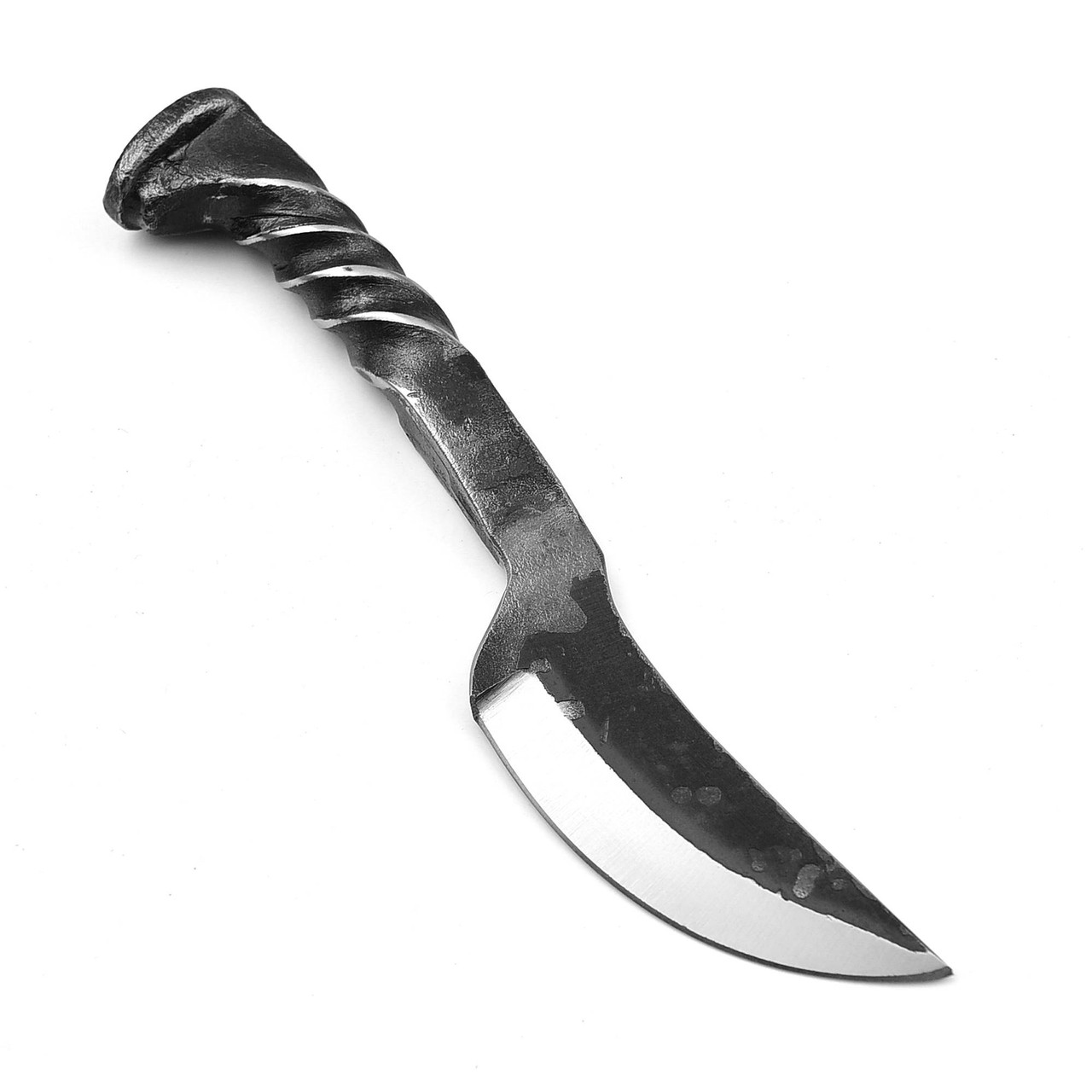Sharp Arch High Carbon Steel Antiqued Finish Full Tang Twisted Handle ...