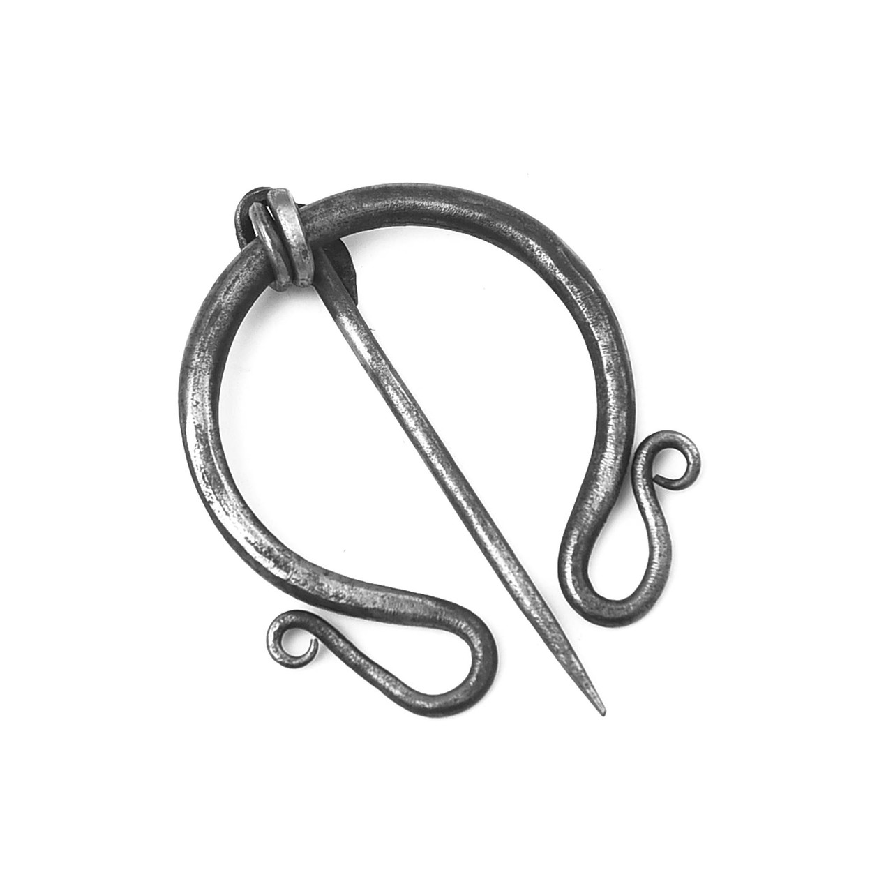 Hand-Forged Cloak Pins – Viking & Medieval Omega Fibula Brooch