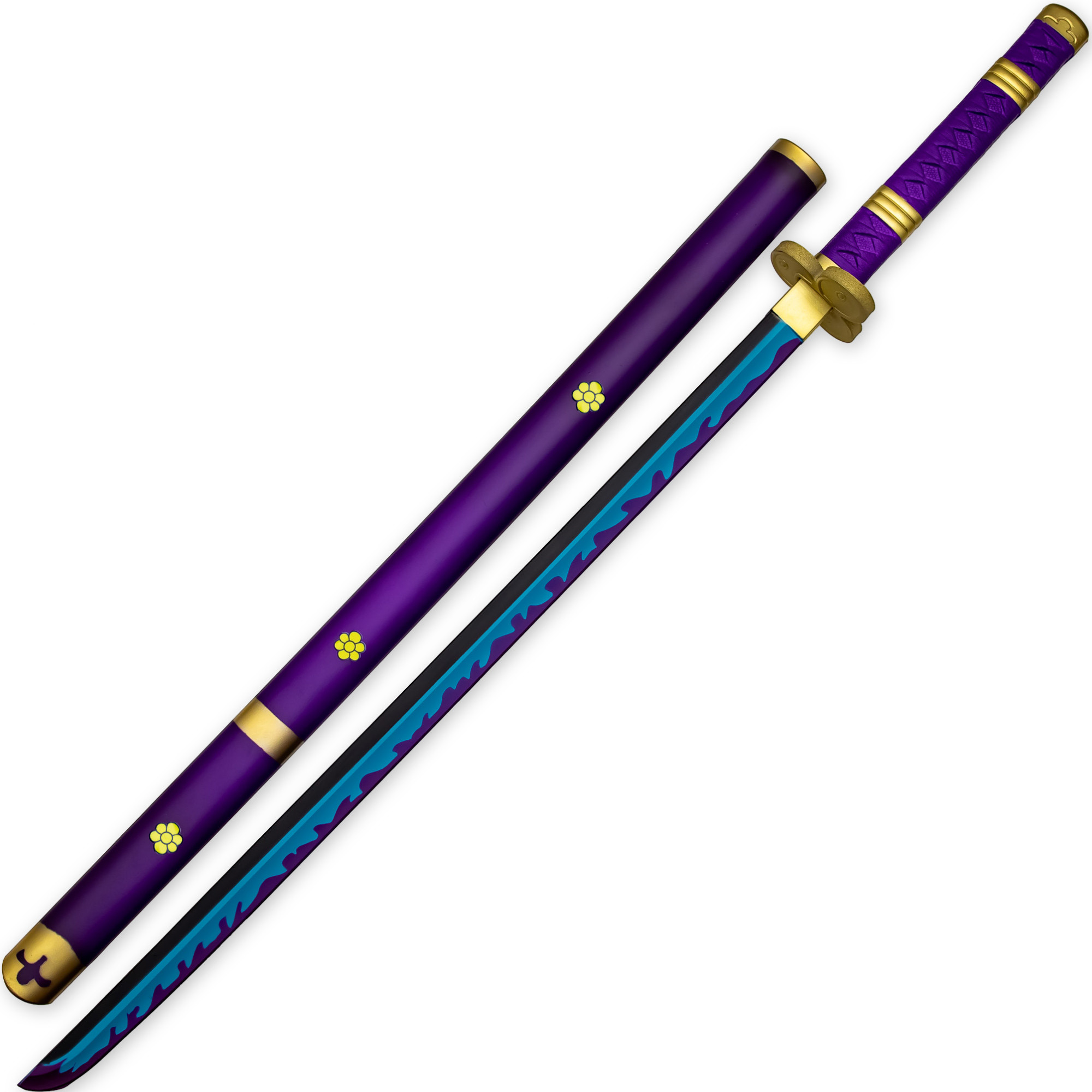 Zoro Roronoa Carbon Steel Replica Enma One Piece Anime Katana Sword