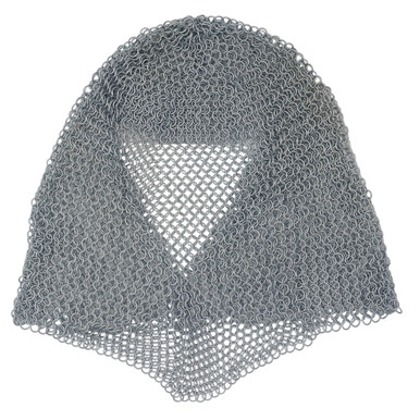 Battle Ready Chainmail Coif - Durable Steel Armor for Head, Neck ...