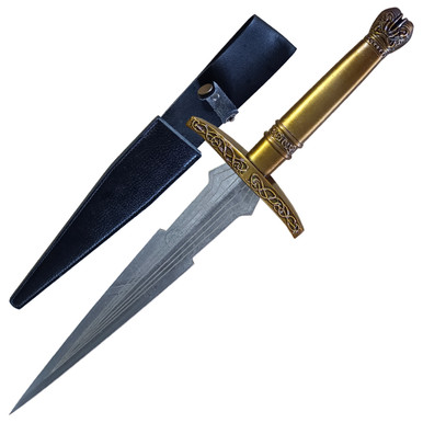 Loki Inspired Dagger – Stainless Steel Blade, Zinc Alloy Handle, PU Sheath
