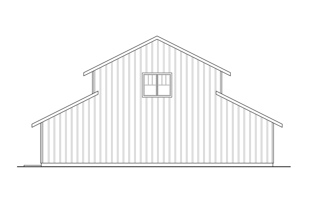 Barn Plan #20-324 - Traditional Barn Plan - Associated Designs