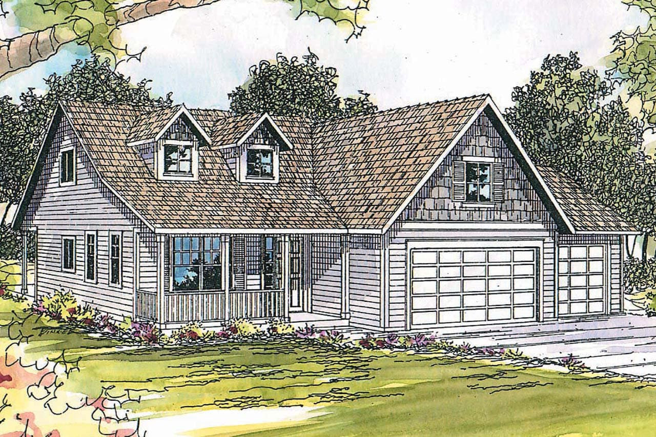 Country House Plans - 30-055 - Associated Designs