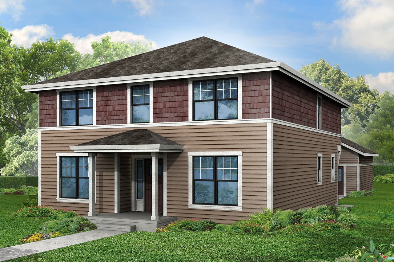 Saltbox House Plans - 30-968 - Associated Designs