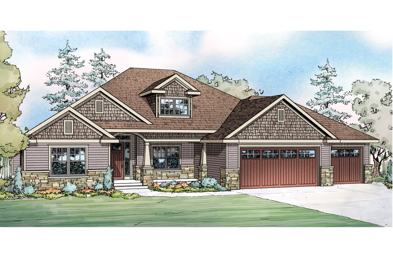 Ranch House Plans - 30-827 - Associated Designs