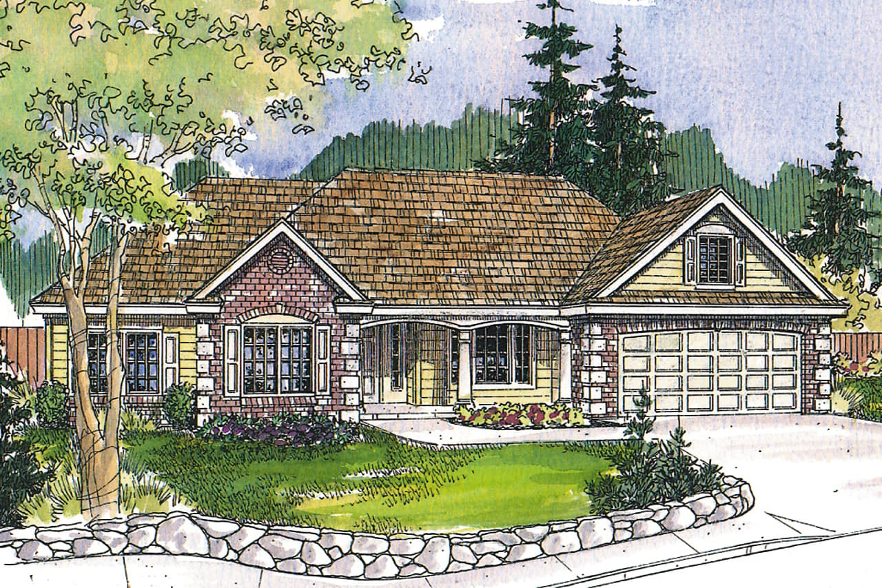 Down Slope House Plans | Sloped Lot House Plans Walkout Basement ...