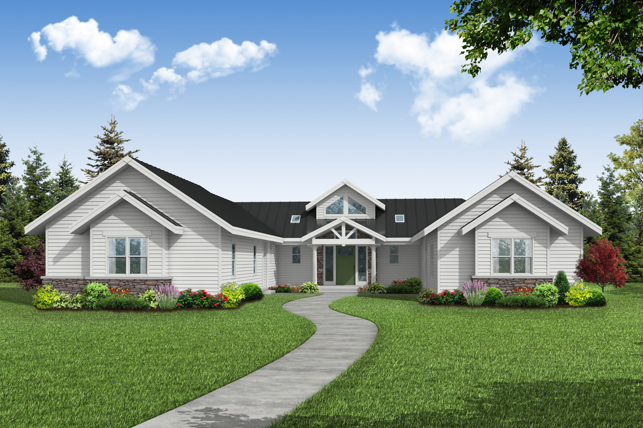 Single Level Umatilla House Plan Offers Unique Floor Plan - Associated ...