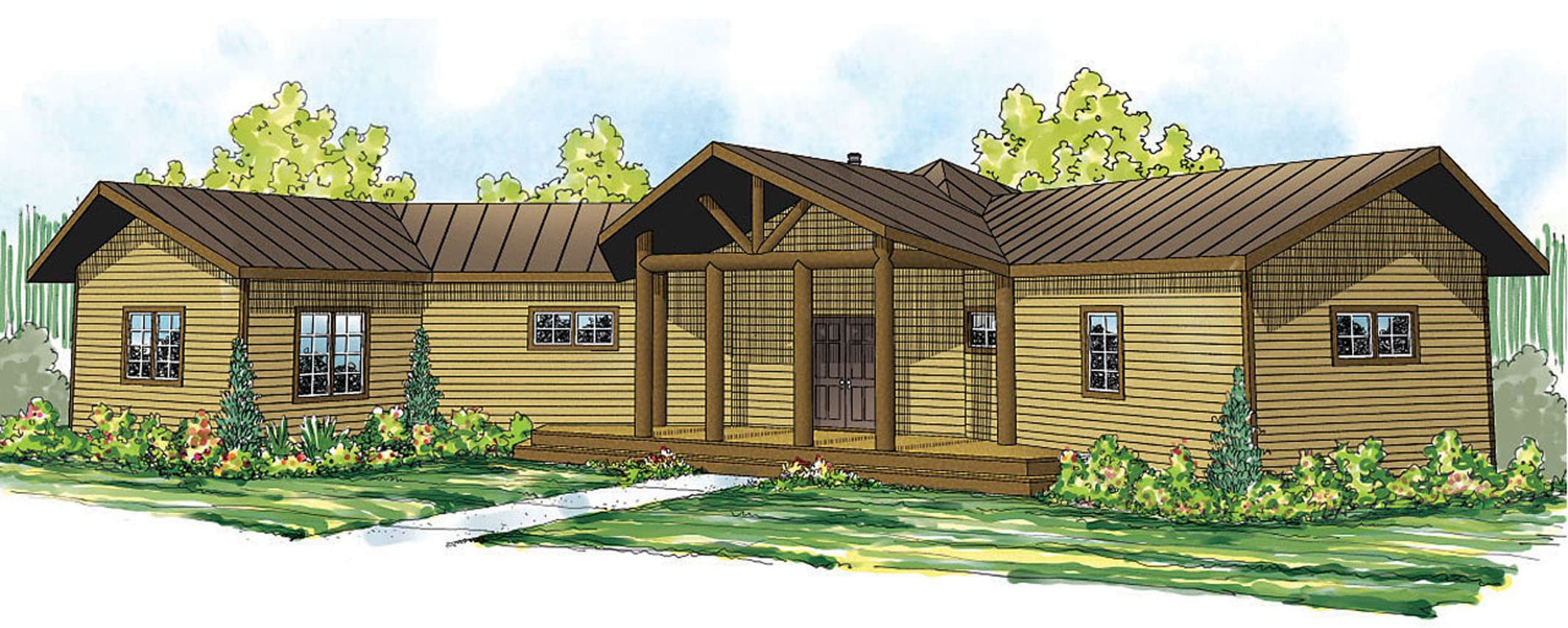 Sloped Lot House Plans Walkout Basement | House on Sloped Lot ...