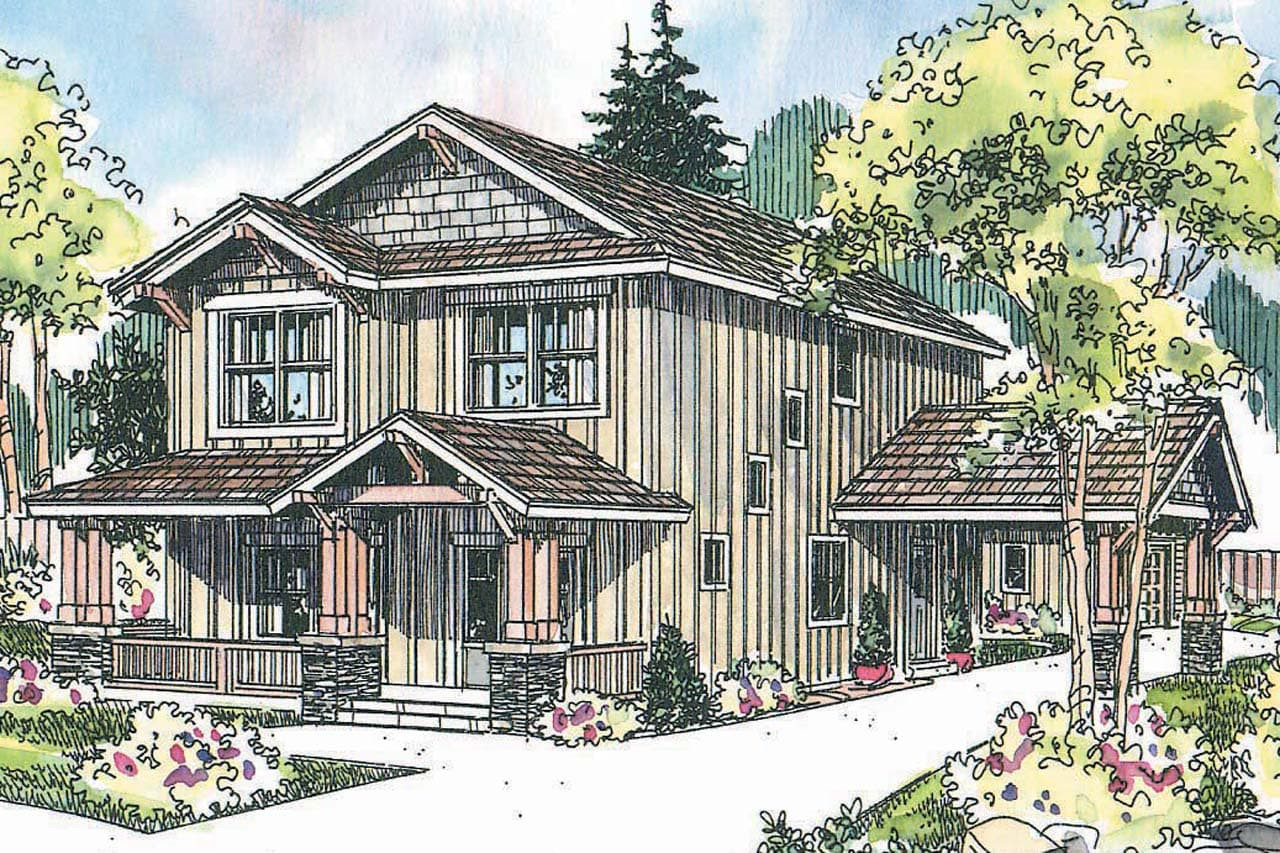 Sloped Lot House Plans Walkout Basement | House on Sloped Lot ...