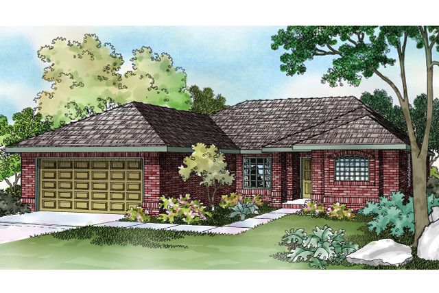 Open, Efficient, Adaptable, Ranch-style Lamar House Plan - Associated ...