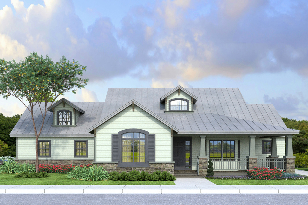 New Country House Plan the Northglenn 10-594 has Eye-Catching Exterior ...