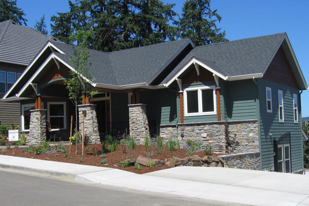 The Keystone Design is a Stunning Hillside Craftsman Bungalow ...