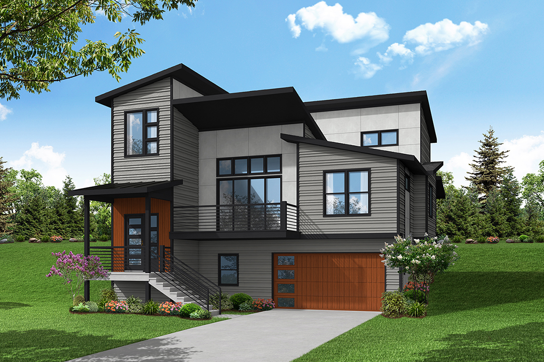 Stunning Modern Forest View Plan Embraces Scenic Views - Associated Designs