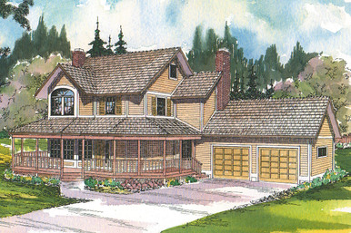 Country House Plans - 10-018 - Associated Designs