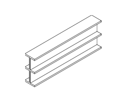 Black 12' Aluminum Track #310-12B - BellaTEX, Inc.
