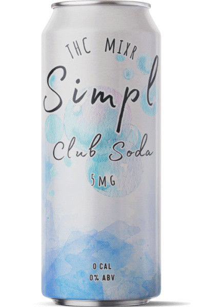 Simpl Club Soda 5mg THC 4pk 16oz cans - Surdyk's