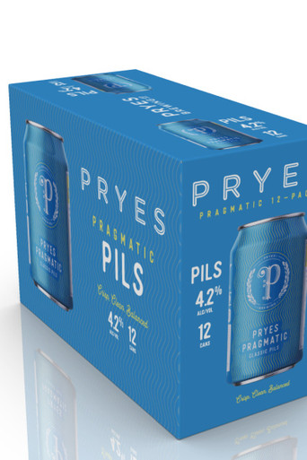 Pryes Brewing Pragmatic Pilsner 12pk 12oz cans - Surdyk's
