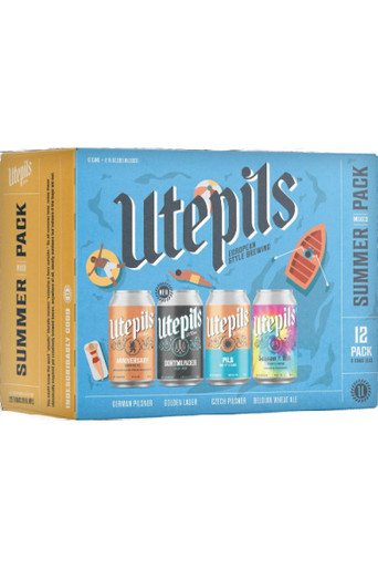 Utepils Weekender Mixed Pack Variety 12pk 12oz cans - Surdyk's