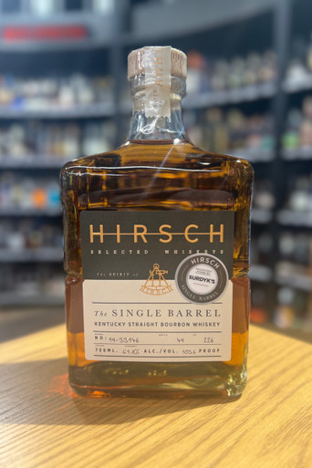 Hirsch Surdyk's Single Barrel Kentucky Straight Bourbon Whiskey - Surdyk's
