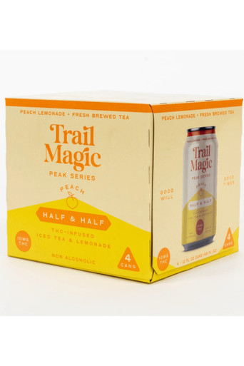 Trail Magic Peach Half and Half 10mg THC 4pk cans - Surdyk's