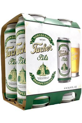 Tucher Nürnberger Pils 4pk 16.9oz cans - Surdyk's