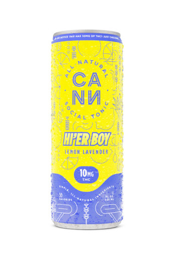 Cann Lemon Lavender 10mg THC 4pk 12oz cans - Surdyk's