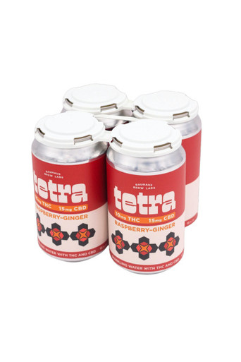 Tetra Raspberry Ginger 10mg THC 4pk cans - Surdyk's