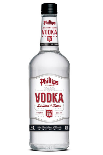 Phillips 80 Proof Vodka 1.0 L