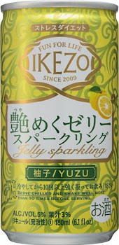 Ozeki Ikezo Jelly Yuzu Sake 180ml - Surdyk's