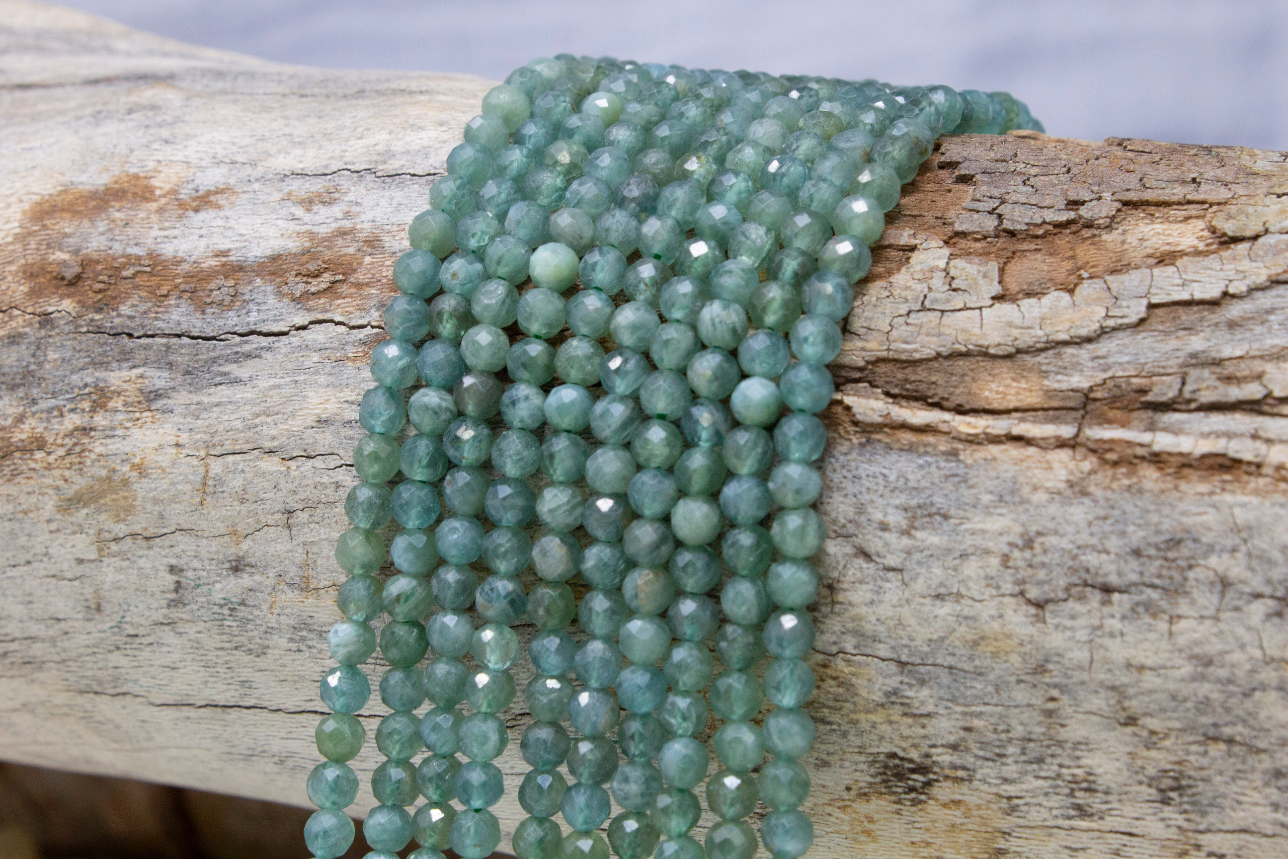 Green Apatite A Grade Polished 4mm Faceted Round