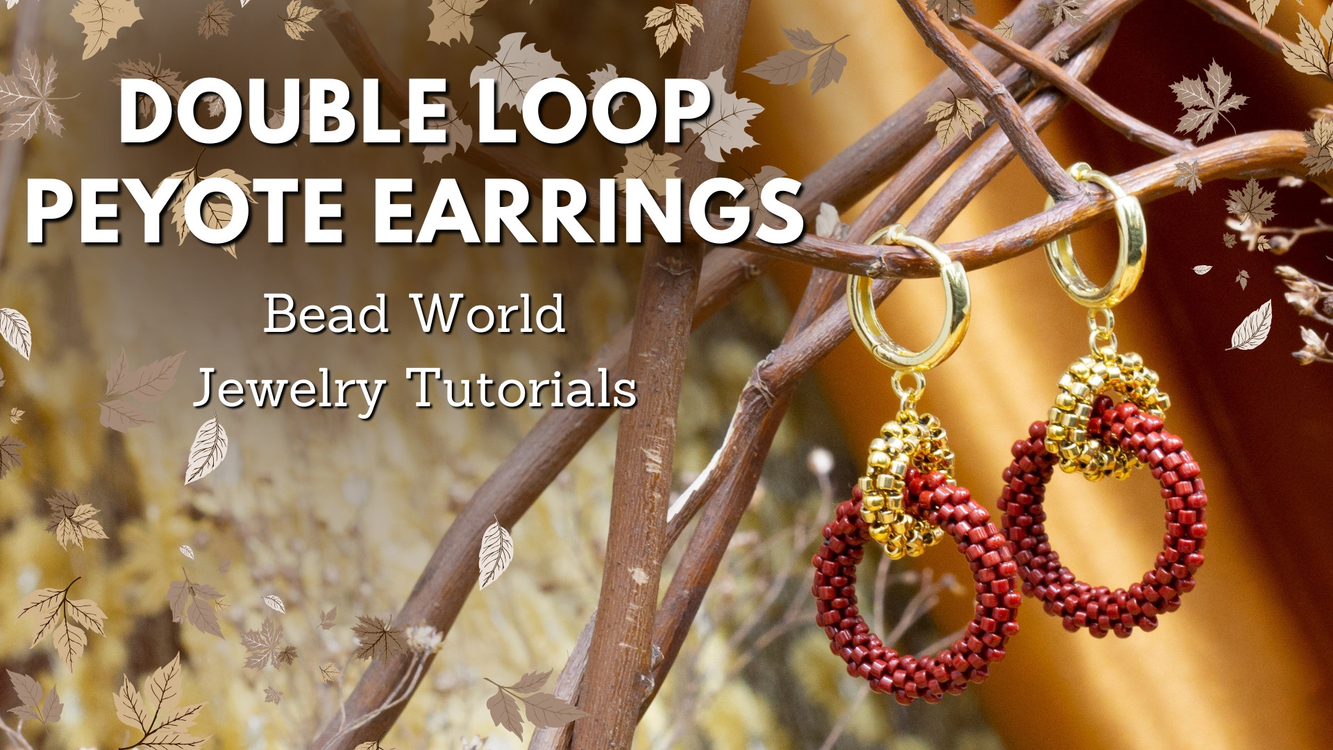 "Boo" Brick Stitch earrings - Bead World
