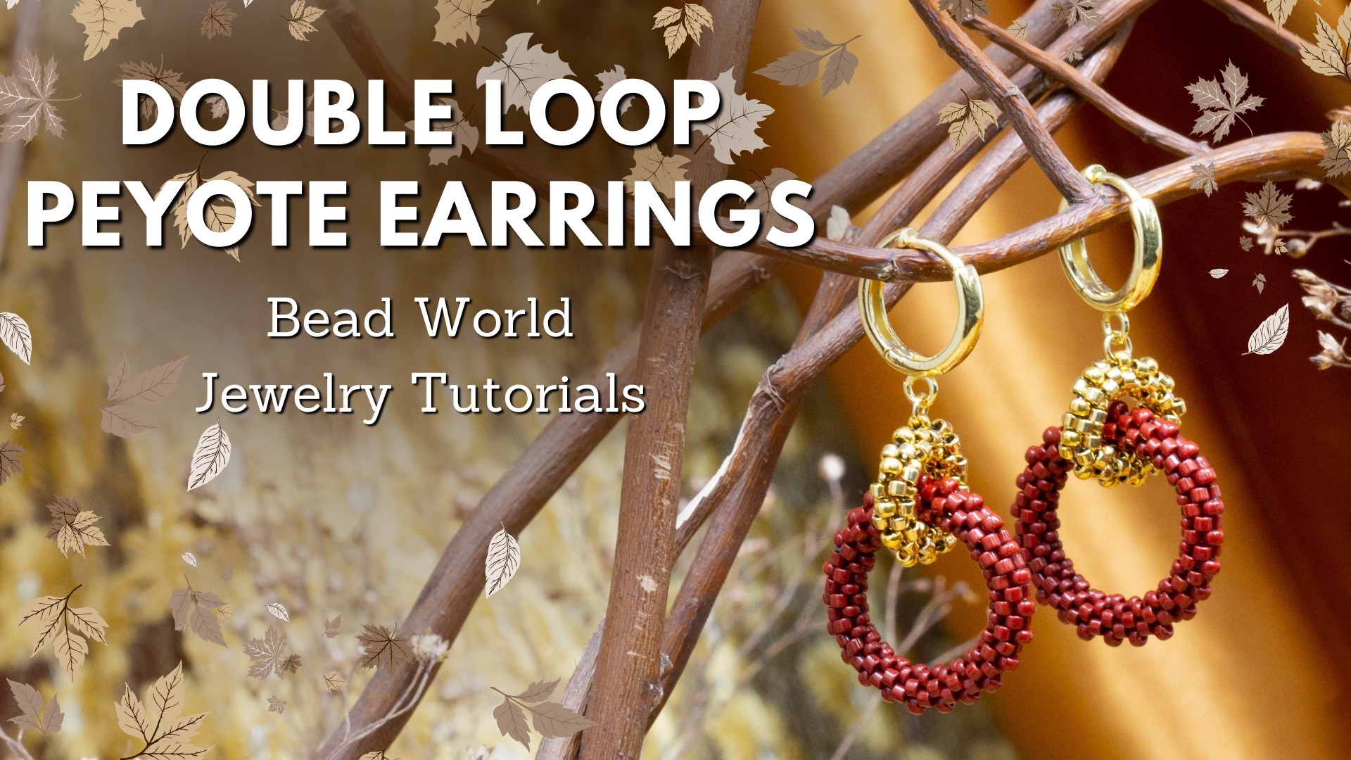Double Loop Peyote Earrings - Bead World