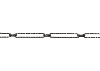 Black Rhodium Over Sterling Silver 4.7x24.5mm Fancy Rectangular Diamond ...
