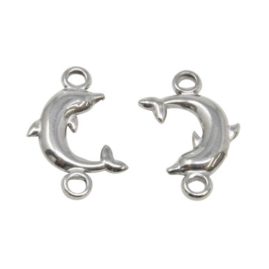 Stainless Steel 22x13mm Dolphin Link