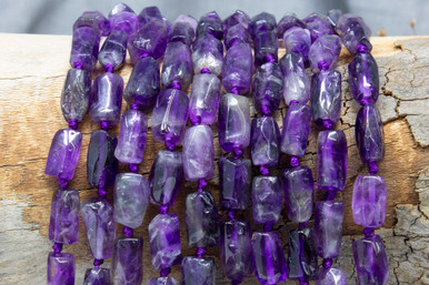 Amethyst Polished 8x12mm Irregular Cuboid