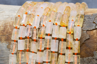 Citrine Polished 8x12mm Irregular Cuboid