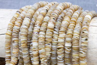 Kabibe Shell 7-8mm Heishi