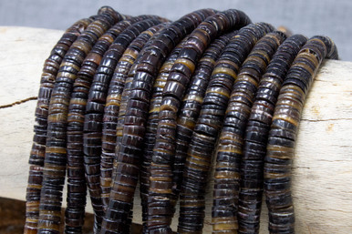 Black Pen Shell 7-8 Heishi