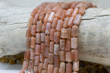 Sunstone Polished 6-7x11-12mm Irregular Cuboid