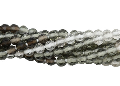 Multi Quartz Polished 2mm Faceted Round