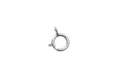 Sterling Silver 6mm Spring Ring - Bead World